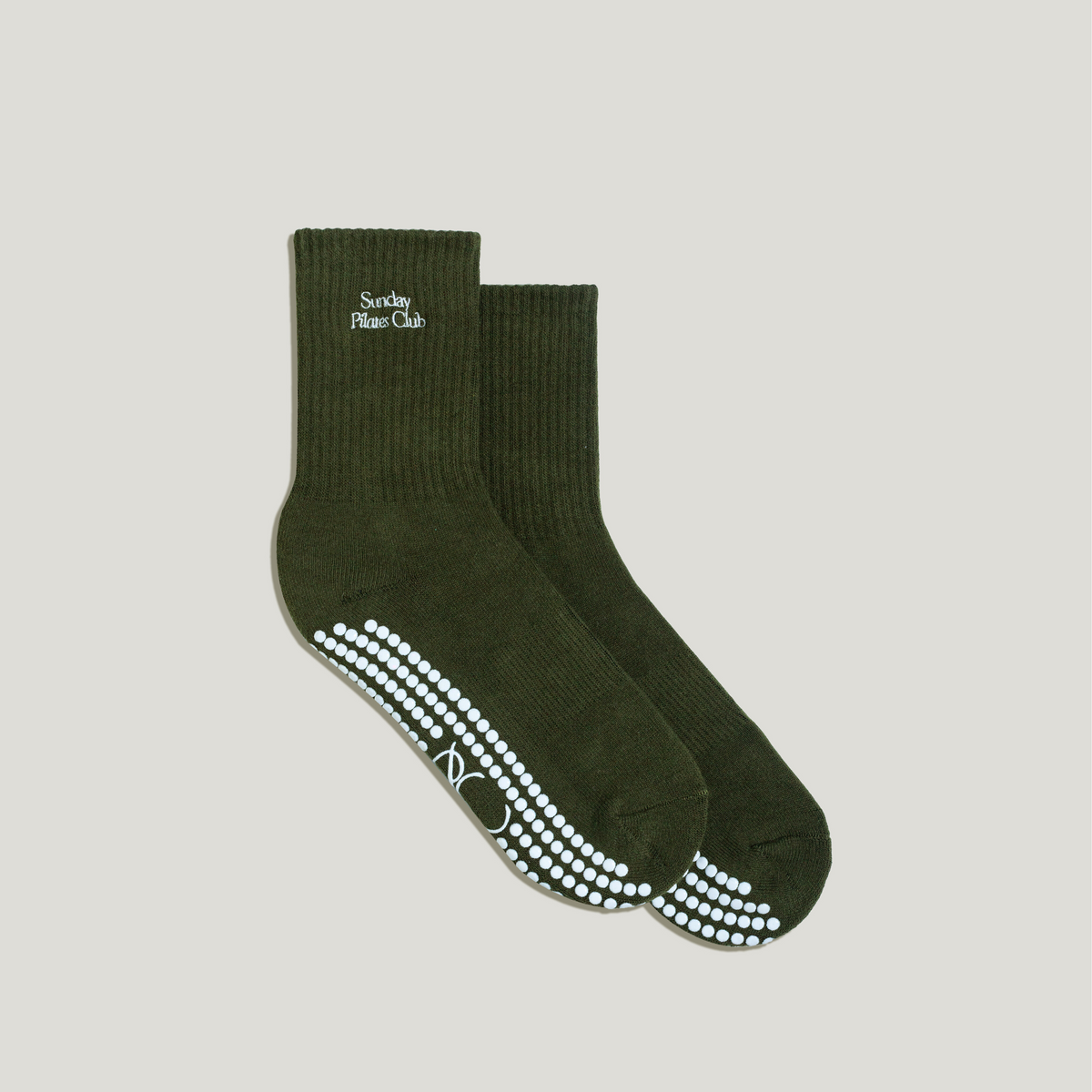 Pilates Grip Socks in Olive – Sunday Pilates Club